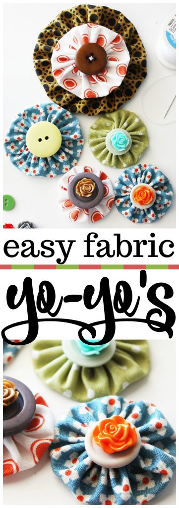 Fabric Yo-Yo Tutorial with Free Printable Templates - Positively ...