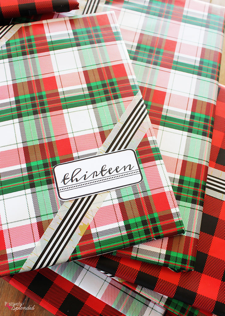 Advent Christmas Book Countdown + Free Printable Tags - Positively ...