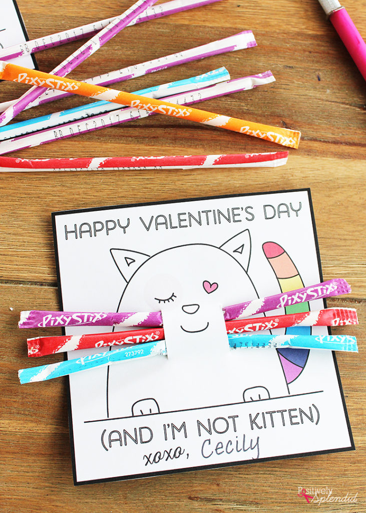 Printable Kitten Valentines (Easy and totally adorable!) - Positively ...