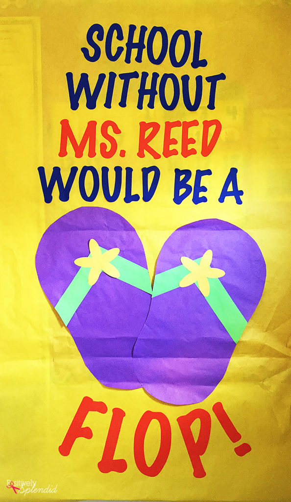 Unique Teacher Appreciation Door Ideas - Positively Splendid {Crafts ...