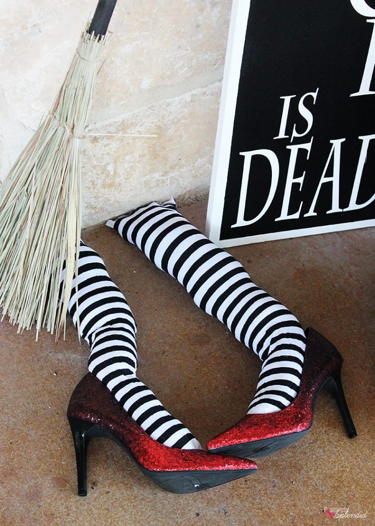 Wizard of Oz Wicked Witch Halloween Porch Decor - Positively Splendid ...
