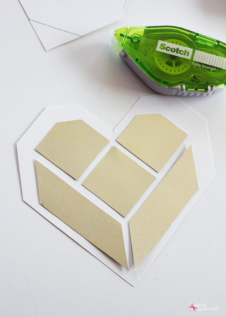 Tangram Heart Valentine Banner (Free Printable) - Positively Splendid ...