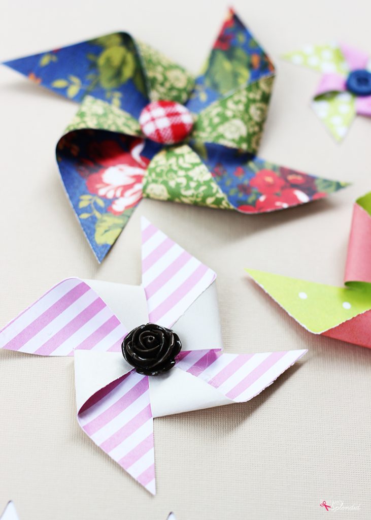 How to Make Paper Pinwheels - Positively Splendid {Crafts, Sewing ...