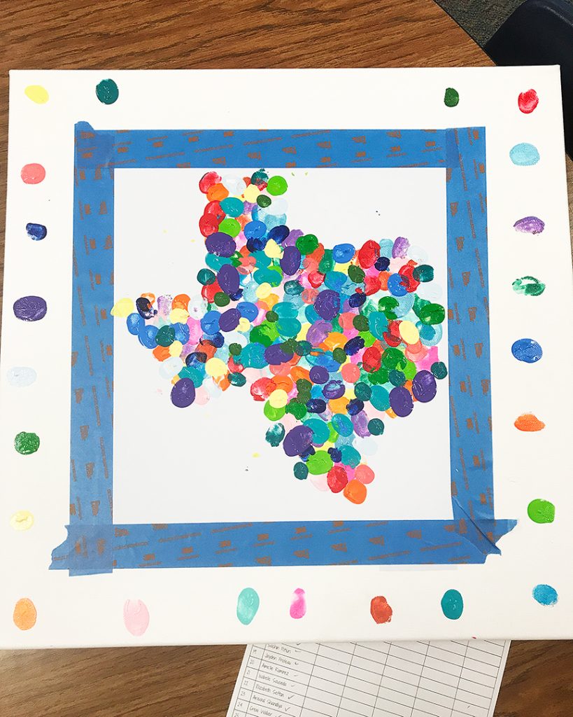 State Thumbprint Class Art Project Idea - Positively Splendid {Crafts ...