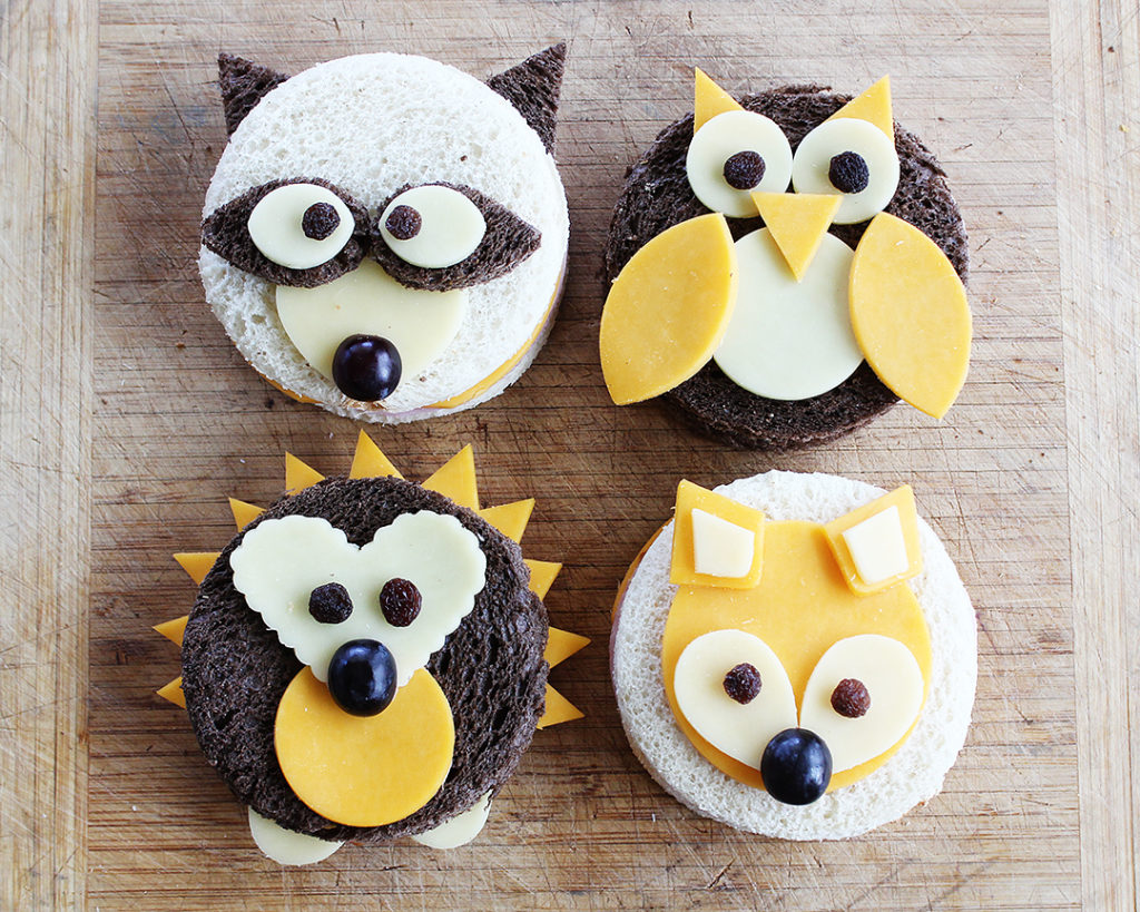 Woodland Creature Sandwiches - Positively Splendid {Crafts, Sewing ...