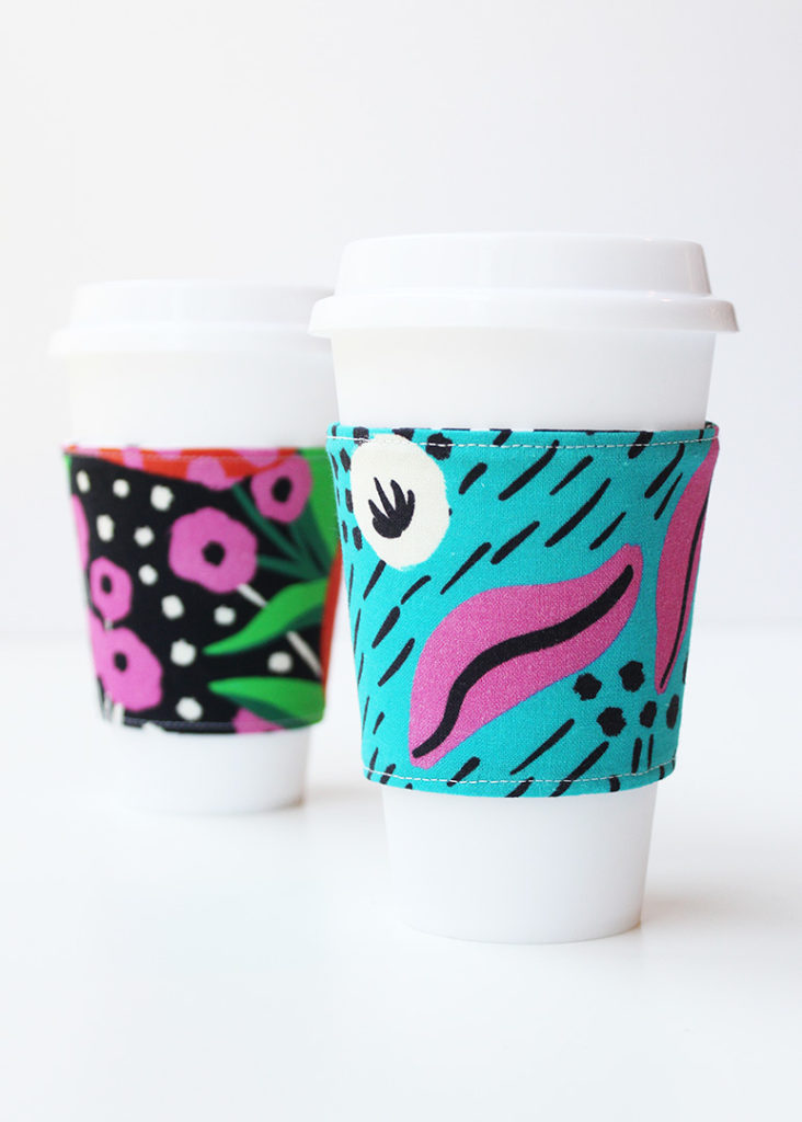 Easy Fabric Coffee Sleeve Pattern - Positively Splendid {Crafts, Sewing ...