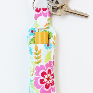 Chapstick Holder Keychain - Positively Splendid {Crafts, Sewing ...